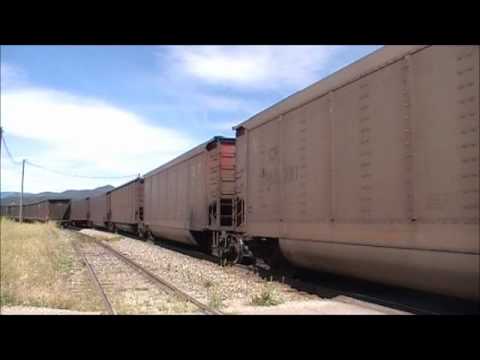 CP Coal Train Eastbound @ Carlin (Notch Hill) 8-26-11 CP ES44AC 8799 leading - YouTube