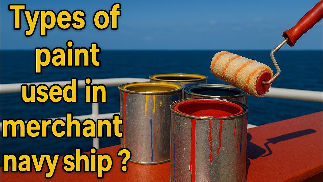 Types of paint used in merchant navy ship ? - YouTube