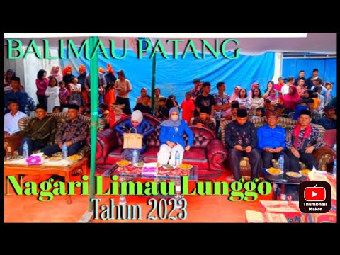 BALIMAU PATANG NAGARI LIMAU LUNGGO - YouTube