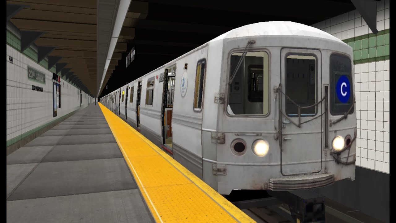 OpenBVE [RP Multiplayer]: R44 C Train from 168 St to 2nd Avenue via 6th ...