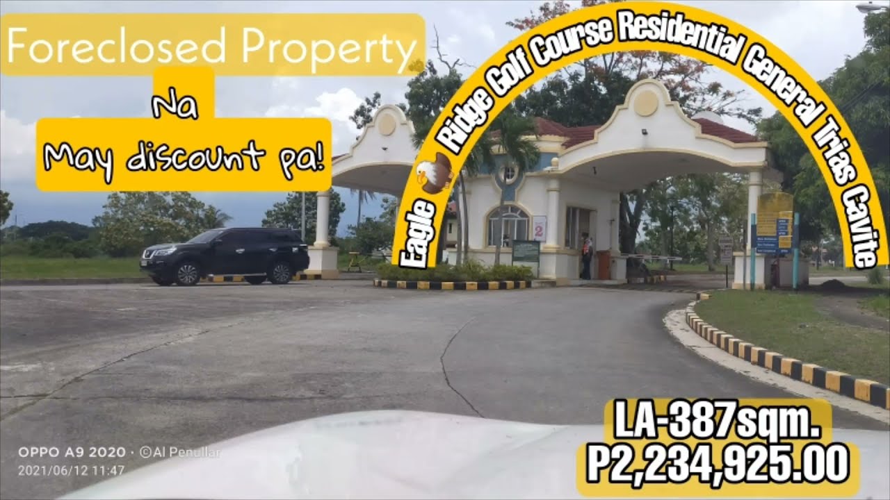 Eagle Ridge Golf Course Residential General Trias Cavite LA387sqm P2 ...