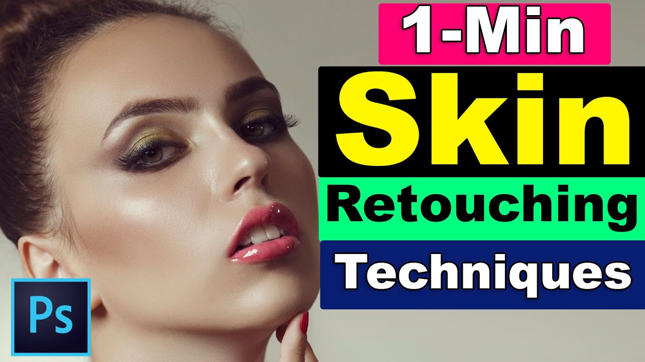 1-Min Skin Retouching Special Techniques in Photoshop || Advanced ...