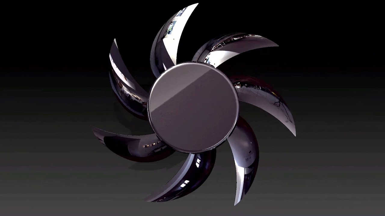 Animation computer fan - YouTube