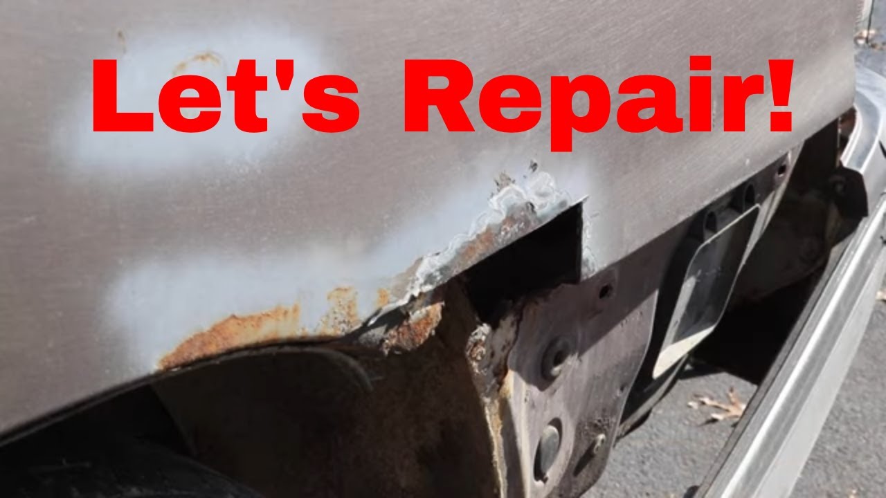 Auto body Repair With MIG Welding - YouTube