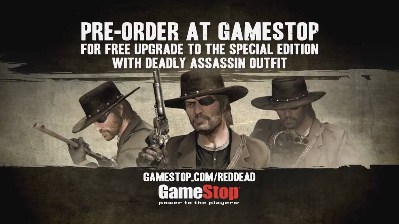 Red Dead Redemption - Deadly Assassin GameStop Pre-Order Outfit Trailer ...