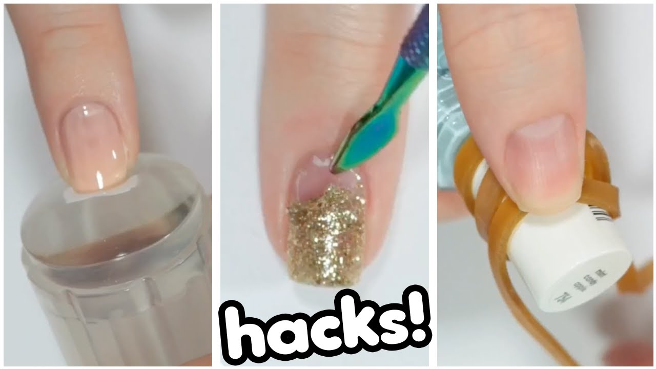 20 NAiL HACKS iN 2 MiNUTES! 💅🏻 - YouTube