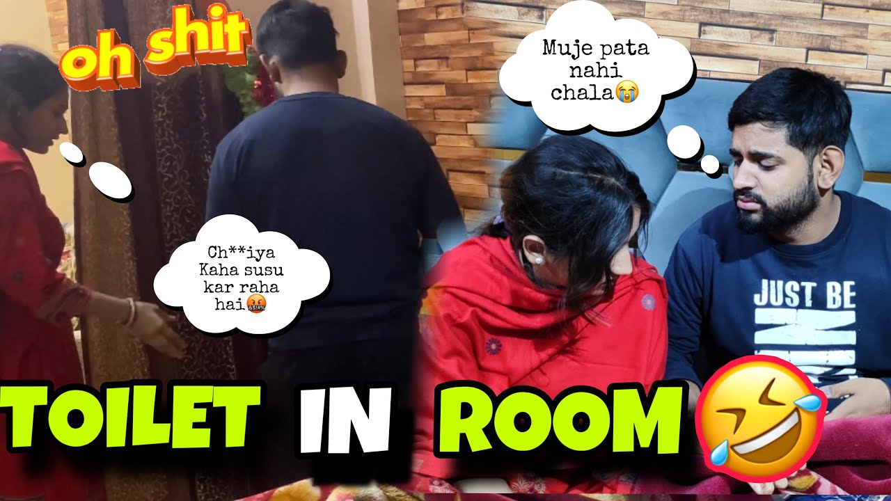 Toilet In Room Prank On Wife😂🤣 | Prank On Wife |hindi prank videos ...