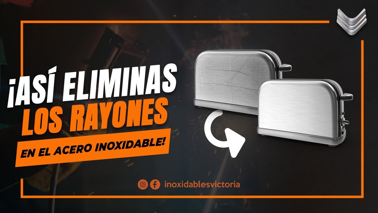 4 Formas para Eliminar los Rayones del Acero Inoxidable - YouTube