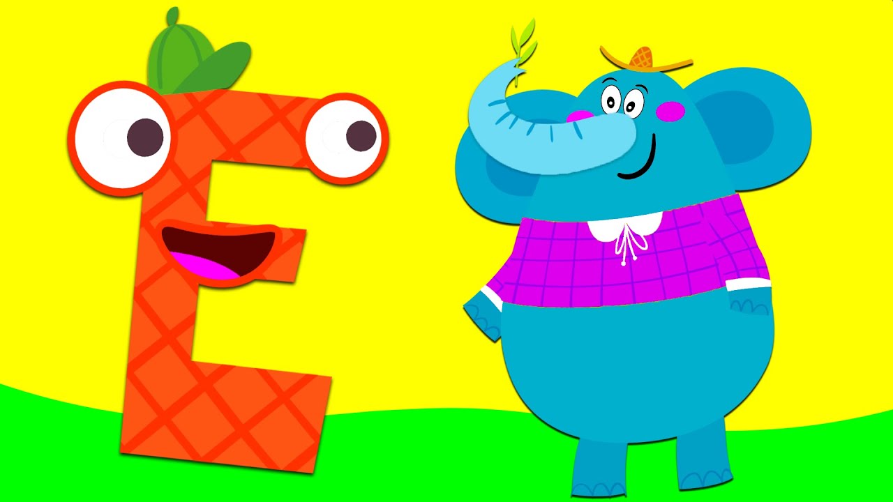 E for Elephant Alphabet Phonics Learn to Read Letter Sounds with ...