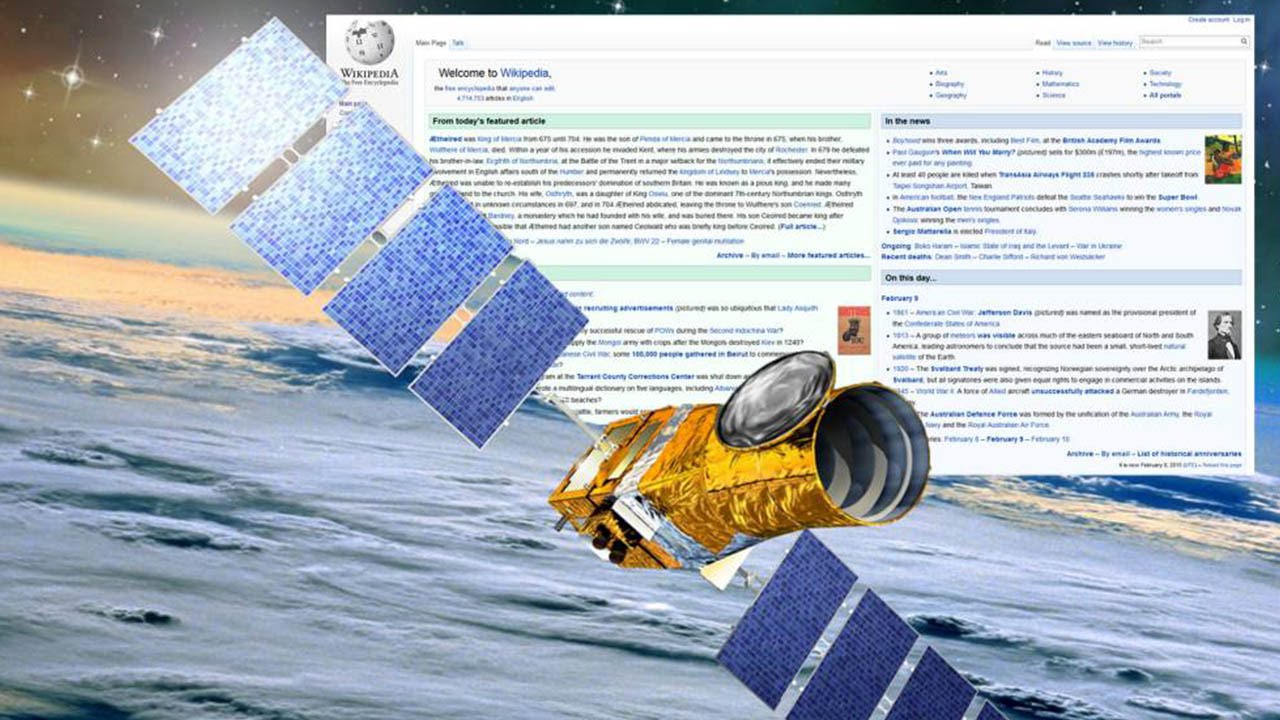 Wikipedia To Be Beamed Into Space - YouTube