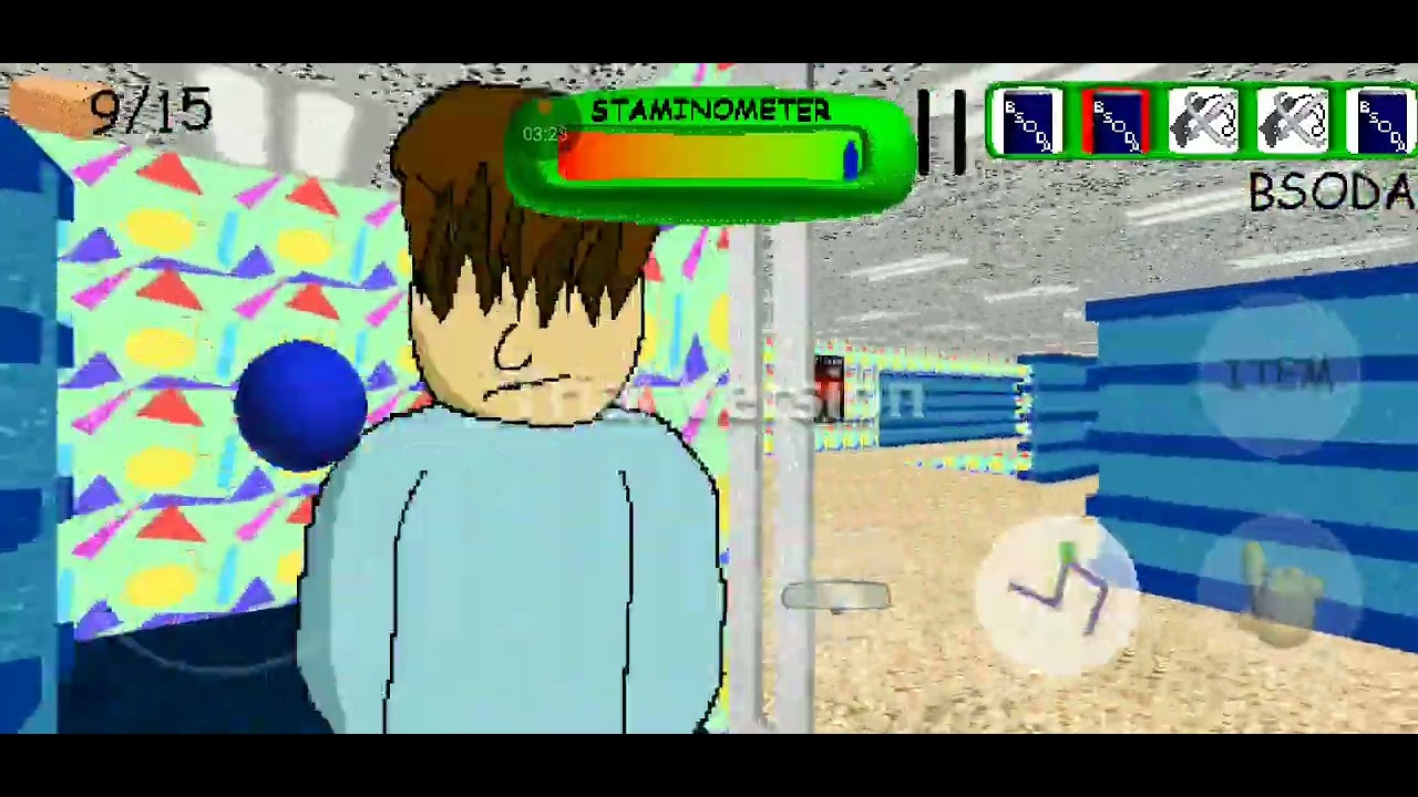 Johnny Supermarket NSPC Gameplay (Baldi's Basics Mod) - YouTube