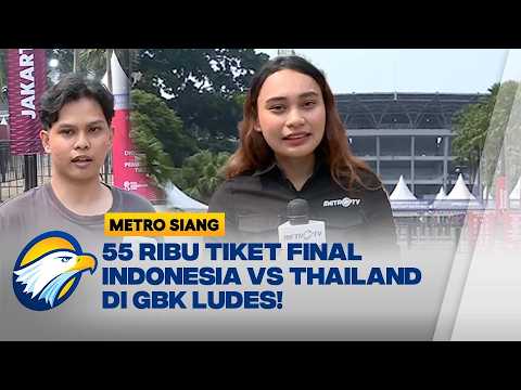 FinalFIFA ASEAN Cup 2026 Indonesia vs Thailand, 55 Ribu Tiket Sudah Terjual - [Metro Siang]