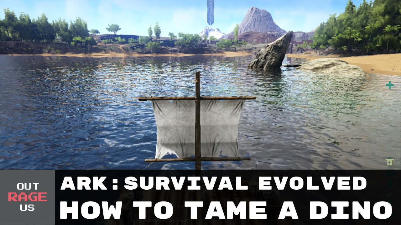 HOW TO TAME A DINOSAUR IN ARK: SURVIVAL EVOLVED (Taming Tips) - YouTube