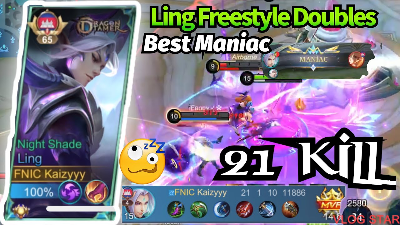 Ling Freestyle Best Double Maniac and Rotation in 1:42 LV4 .Ling Road ...