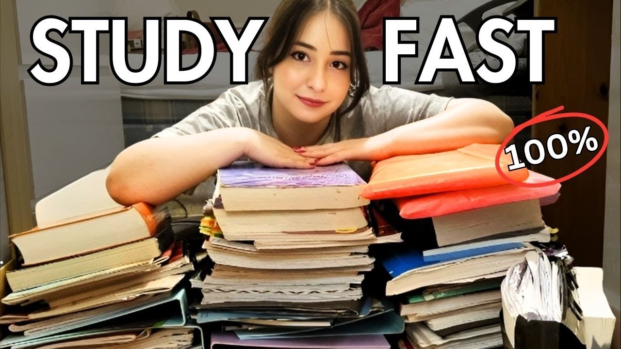 How to study FAST and actually remember (study tips from an ...