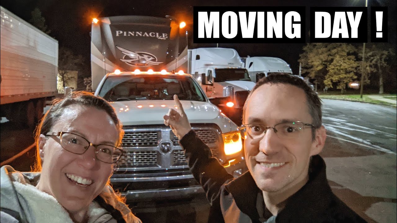 5th Wheel Travel Day – RV Pack Up, Hitch Up, and Moving! - YouTube