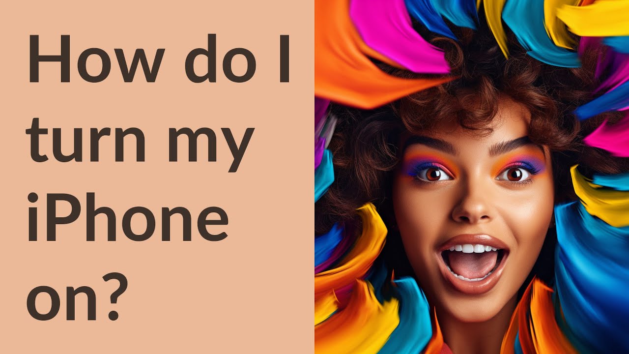 How do I turn my iPhone on? - YouTube