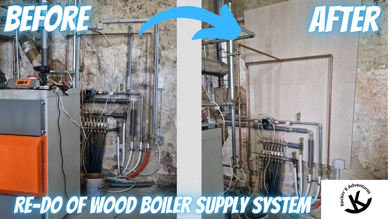Wood Boiler/Heating System Re-do | DIY | Homesteading | Off Grid ...