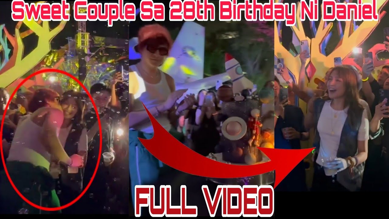 Daniel Padilla 28th Birthday Party With Girlfriend Kathryn Bernardo at ...