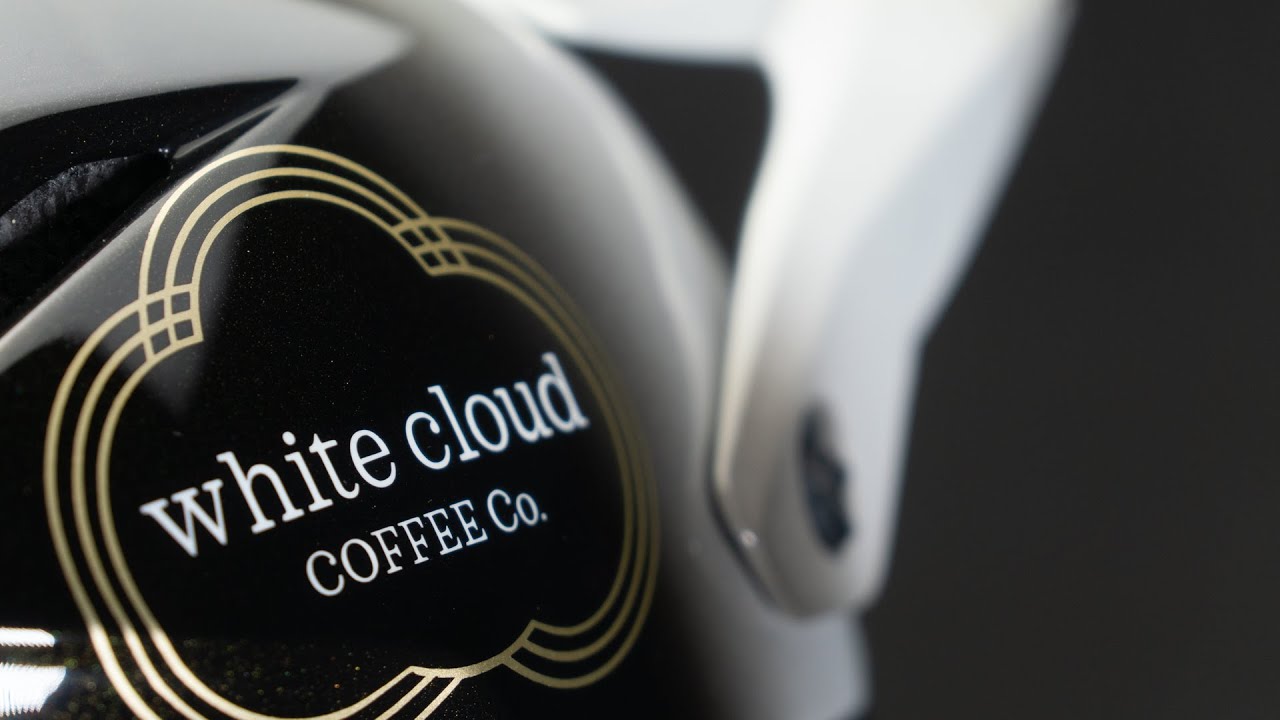 Custom painted helmet for a coffee brand! - YouTube