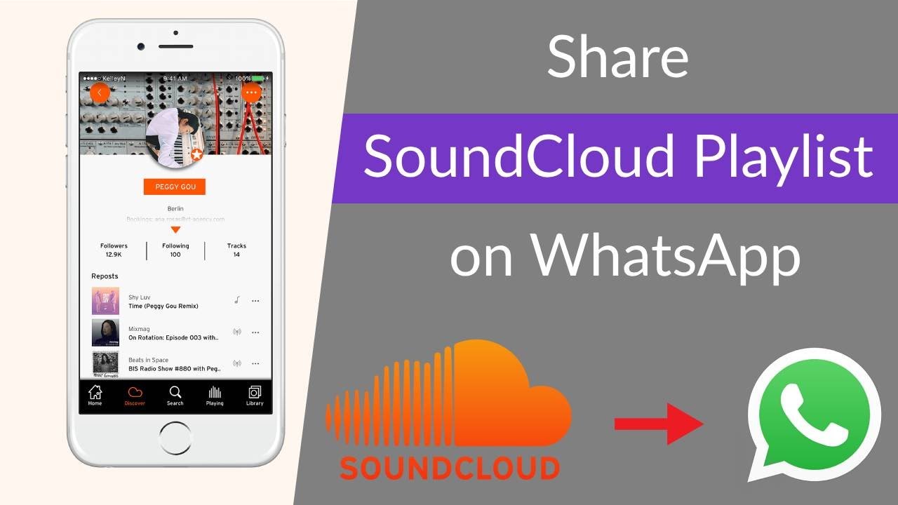 How to Share SoundCloud Playlist on WhatsApp? - YouTube