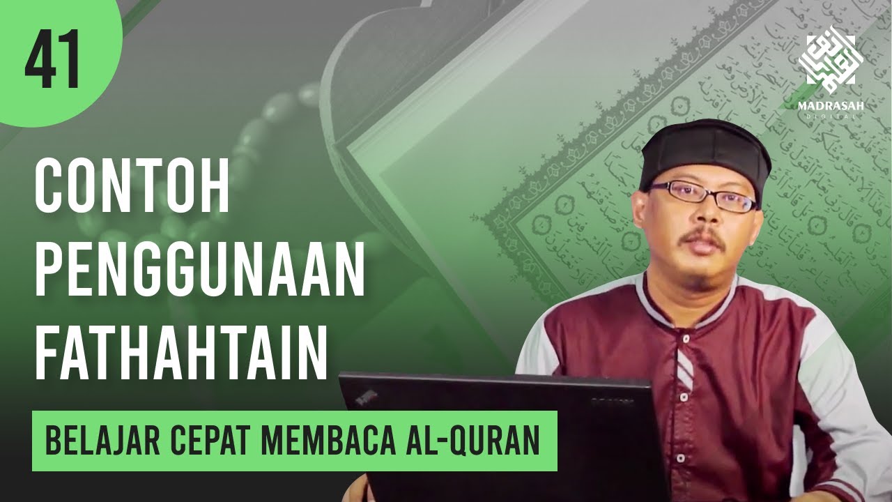 41. Contoh Penggunaan Fathahtain - Belajar Cepat Membaca Al-Qur'an ...