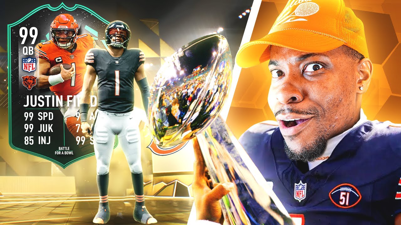 Justin Fields' Battle For A Bowl!.. Madden 24 - YouTube