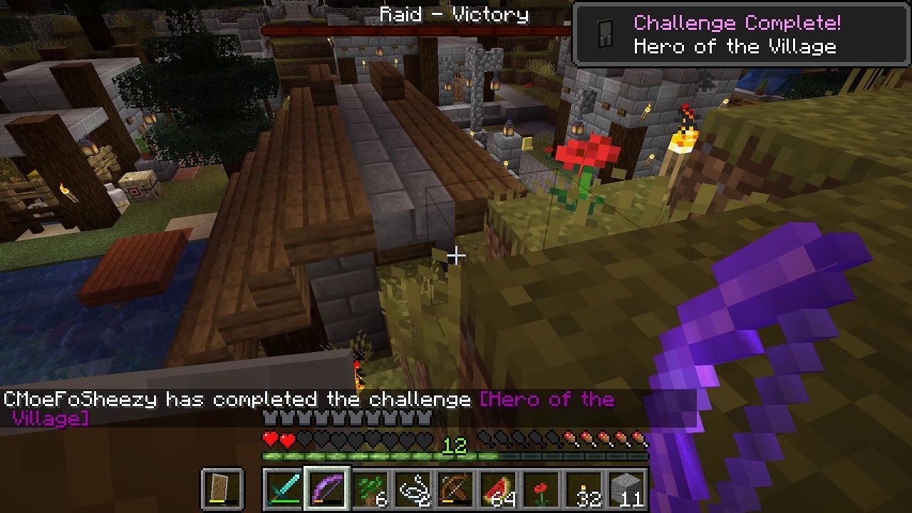 Hero of the Village - Minecraft - YouTube
