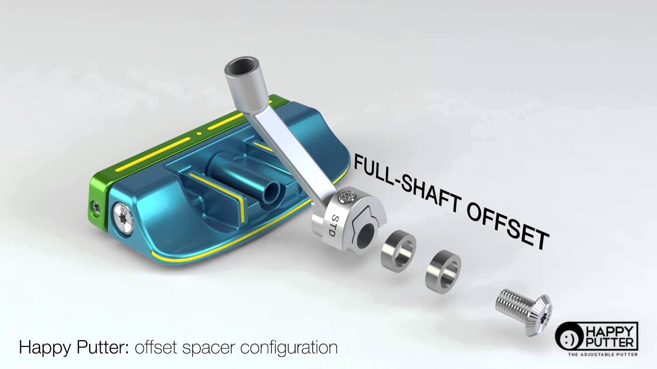 Happy Putter - How to change the Offset (blade) - YouTube