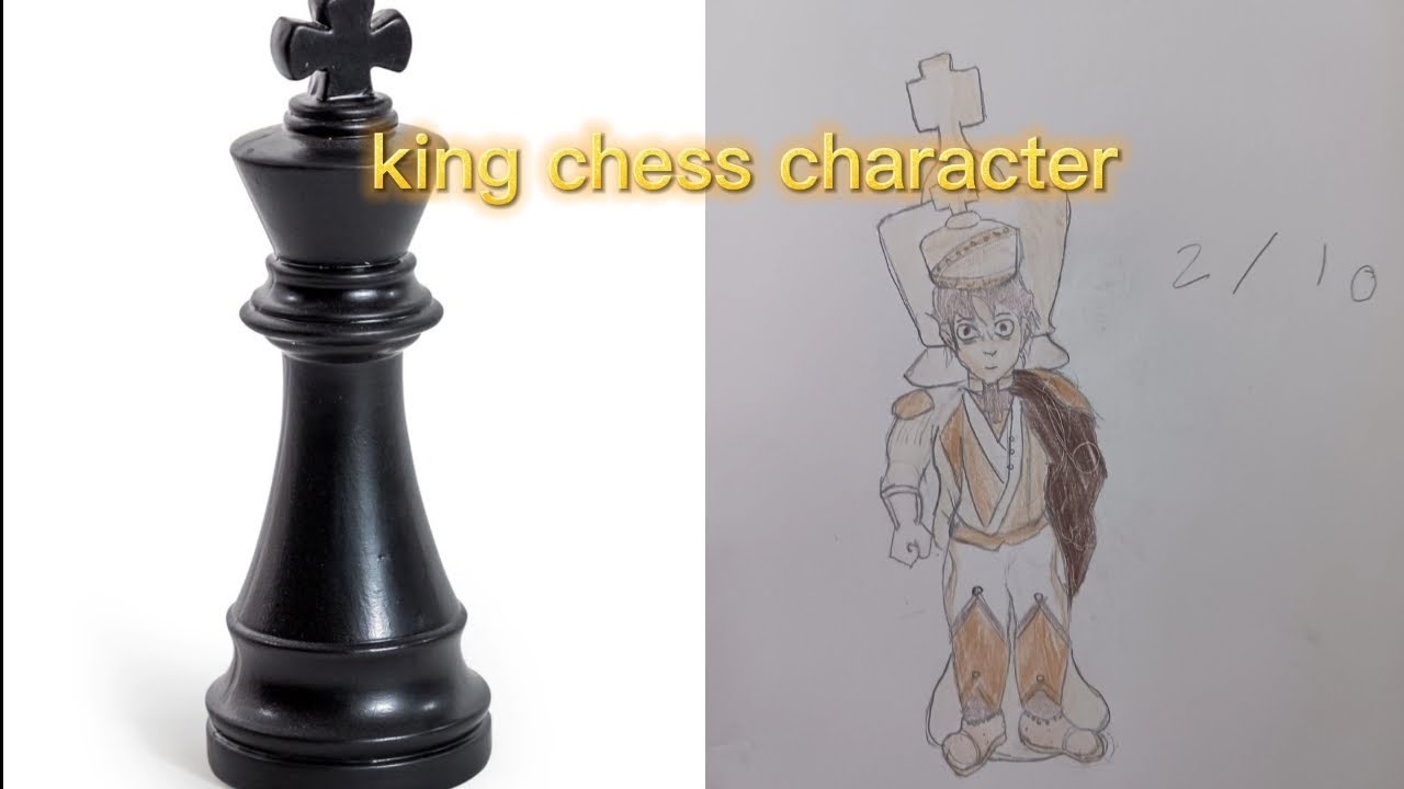 creating a king chess character - YouTube