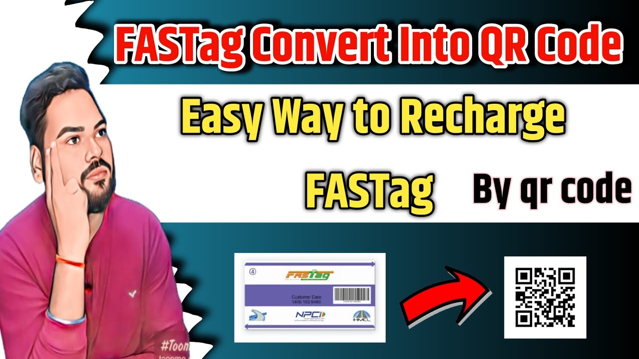 Fastag recharge by qr code | fastag qr code scanner | how to recharge ...