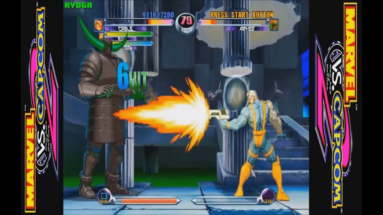 Marvel VS Capcom 2: A New Age of Heroes - DreamCast Longplay - Cable ...