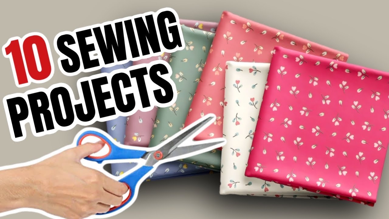 10 SEWING PROJECTS | 10 FABRIC ORGANIZER IDEAS | 10 Sewing Projects To ...