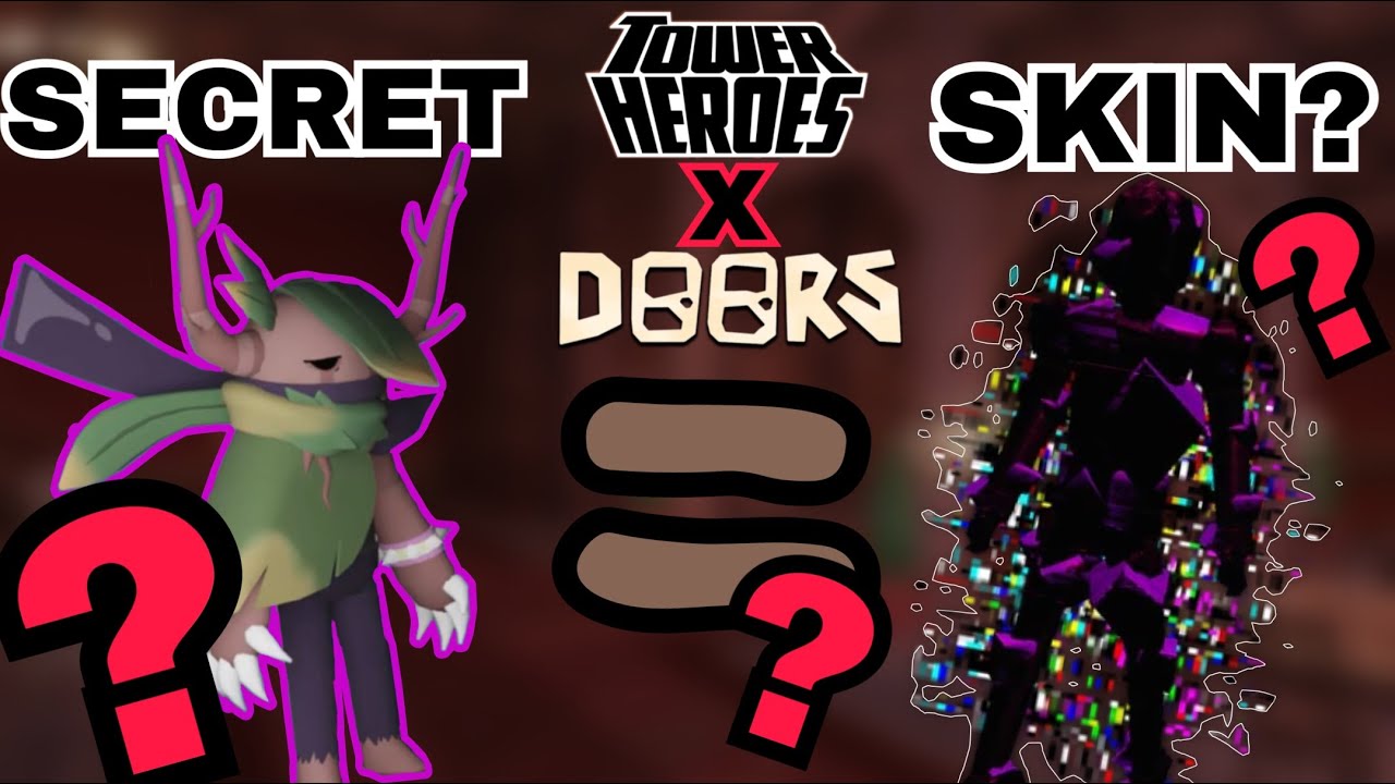 NEW SECRET DOORS X TOWER HEROES GLITCH SKIN!! 🚪 - YouTube