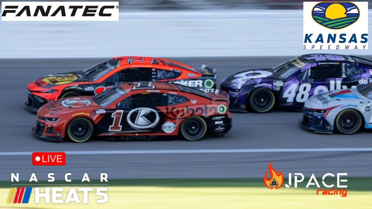 🔴 LIVE Nascar Heat 5 Kansas - Jpace Racing - YouTube