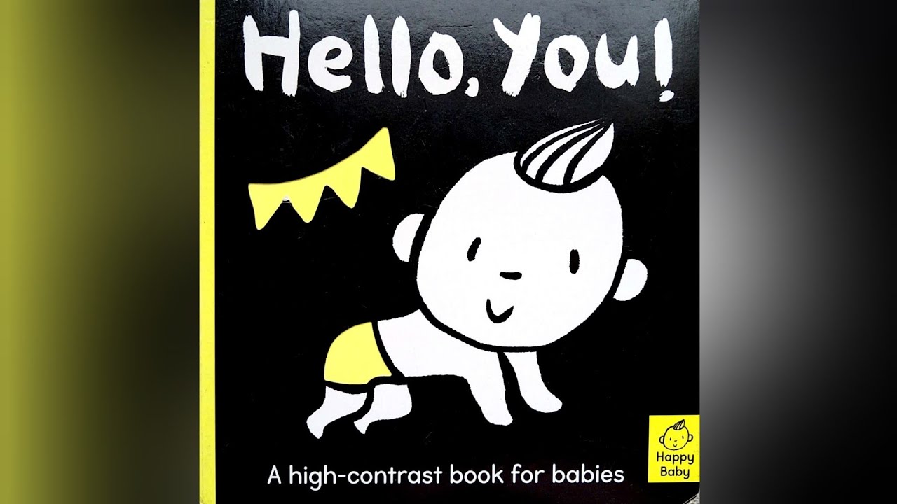 👶Hello, You!👶Happy Baby👶Baby Book👶A high-contrast book for babies👶 ...