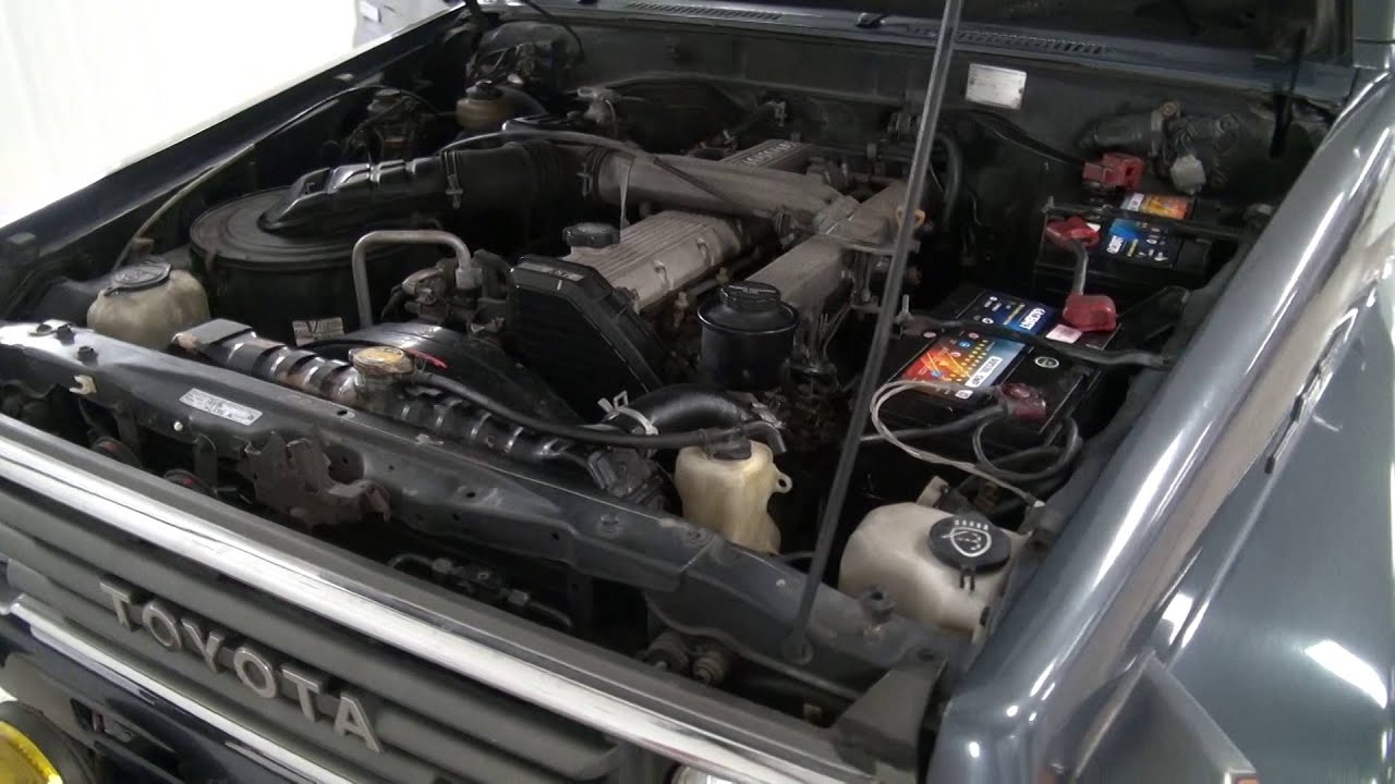 1990 Toyota Land Cruiser HZJ73 - 1HZ Engine - YouTube
