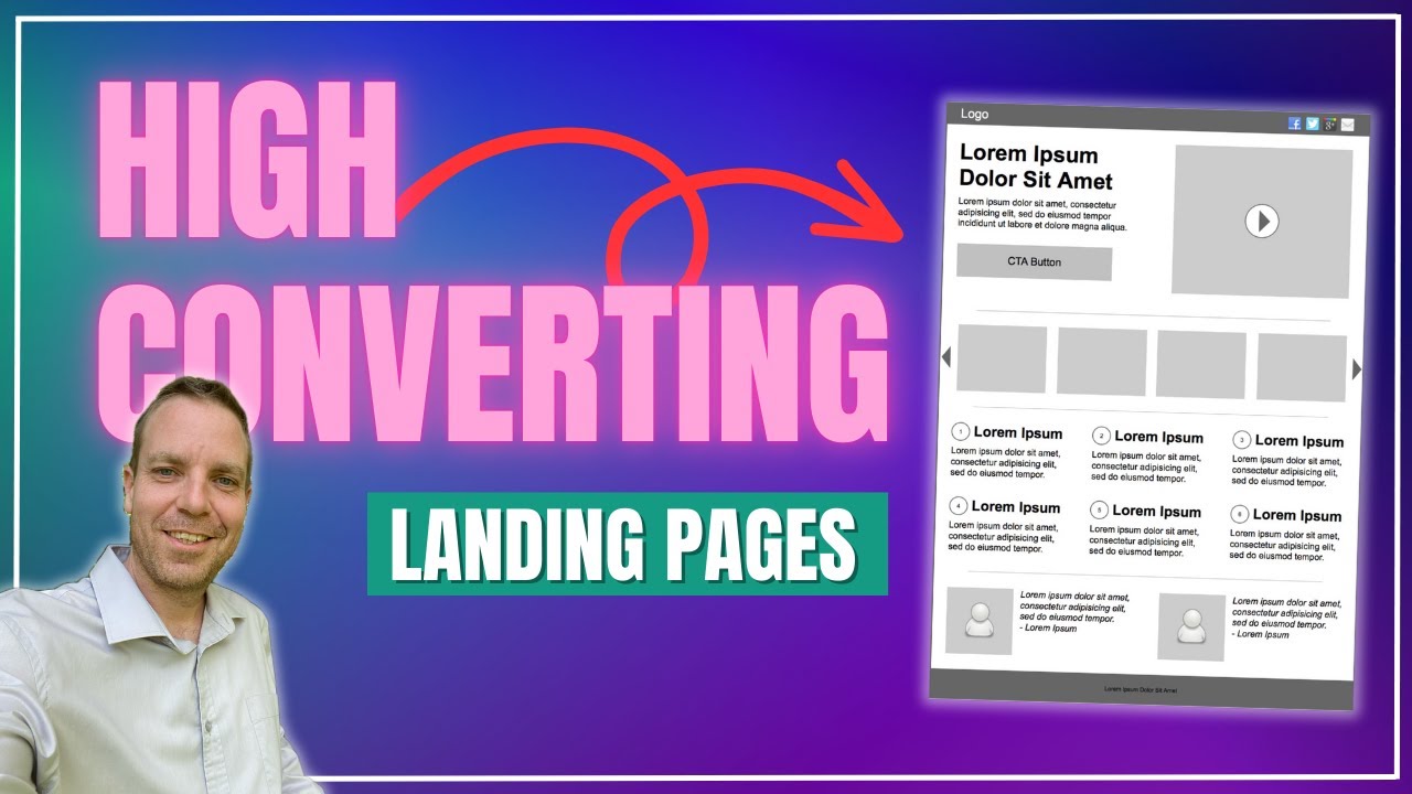 How To Build a Conversion Rate Optimized Landing Page (CRO) - YouTube