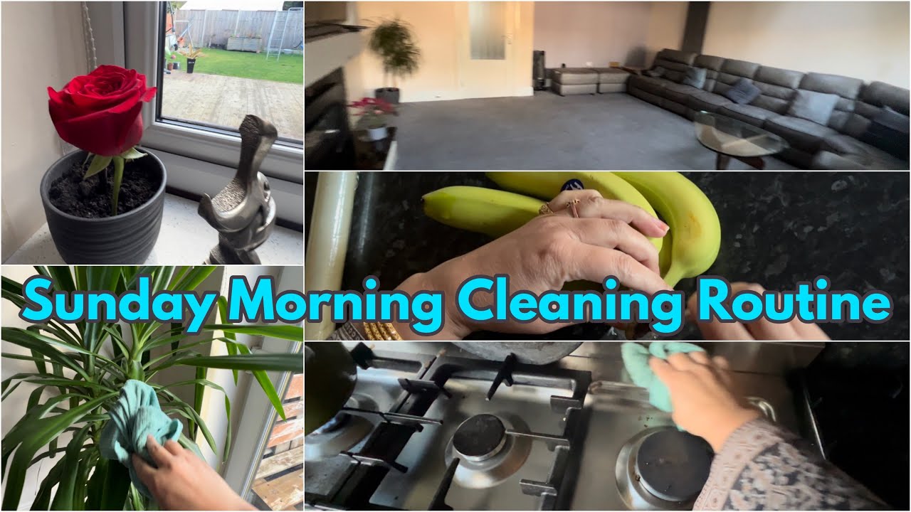 My Sunday Morning Cleaning 🧹 Routine | Fruit Hacks @elafzindagiuk - YouTube