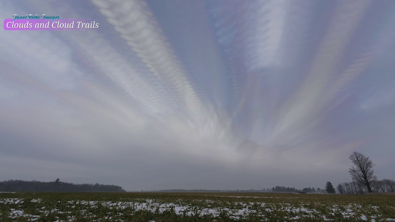 Clouds and Cloud Trails Timelapse #canada #beautifulnature #clouds ...