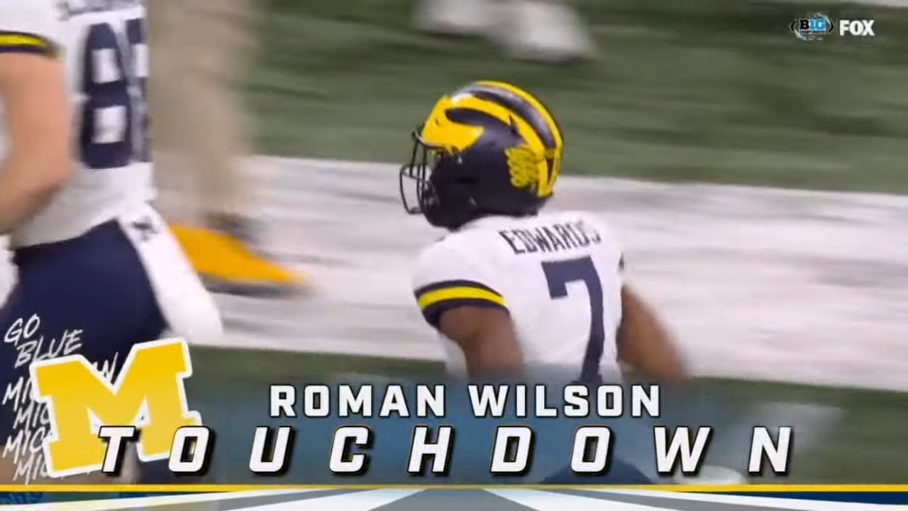 Michigan PERFECT "Double Pass" Trick Play TD vs Iowa | 2021 College ...