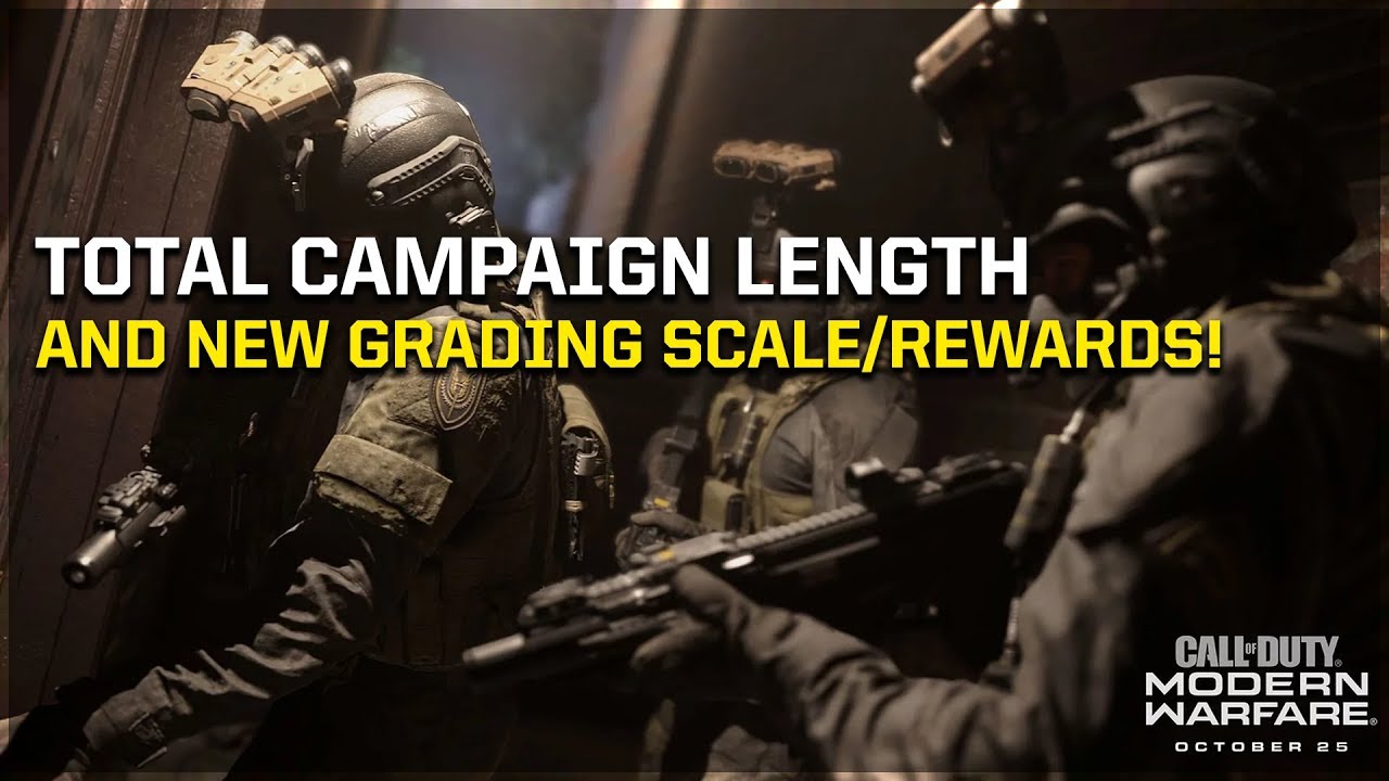 MORE Call of Duty: Modern Warfare CAMPAIGN Info! (Total Length ...