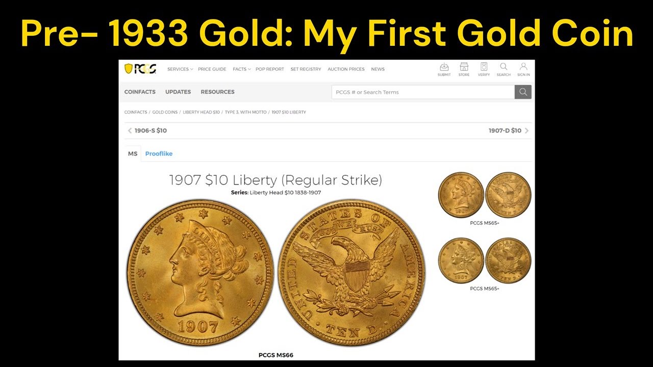 Pre- 1933 Gold: My First Gold Coin - YouTube