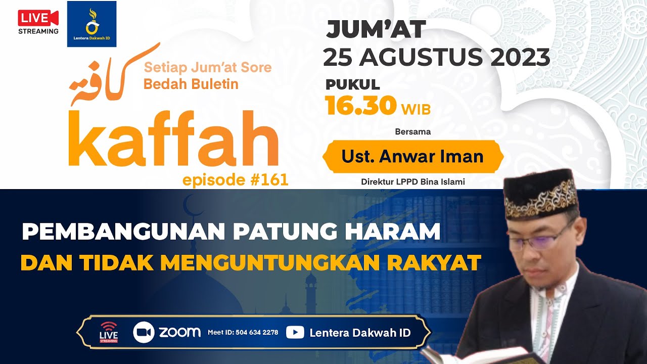 PEMBANGUNAN PATUNG HARAM DAN TIDAK MENGUNTUNGKAN RAKYAT - YouTube