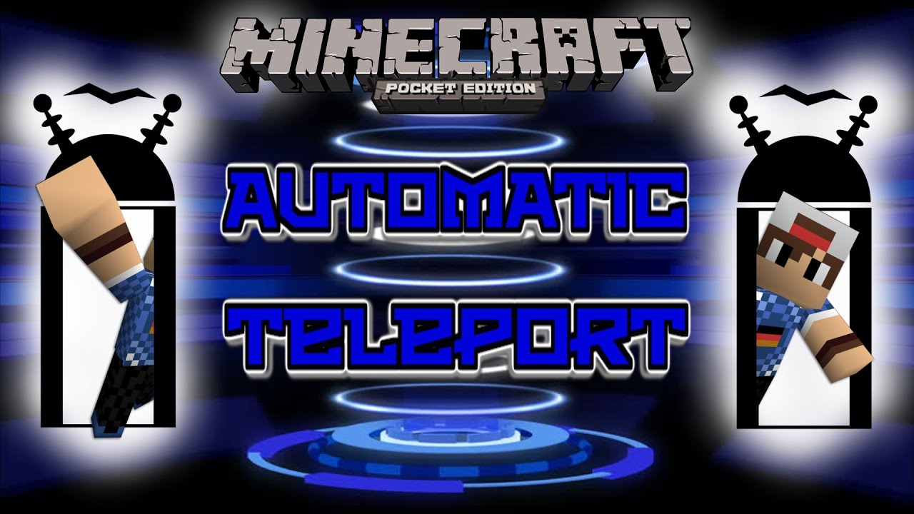 Mcpe Automatic Teleport With Command Blocks Minecraft Pocket Edition 1 0 5 Youtube