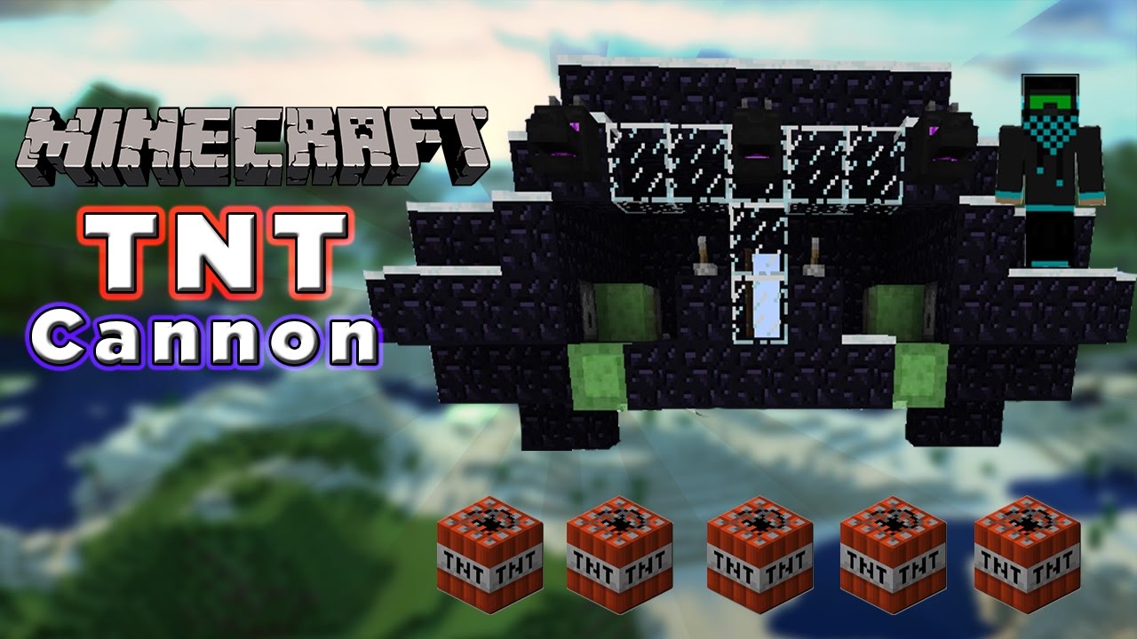 Minecraft TNT Cannon Tutorial | Magnus TNT Cannon - YouTube