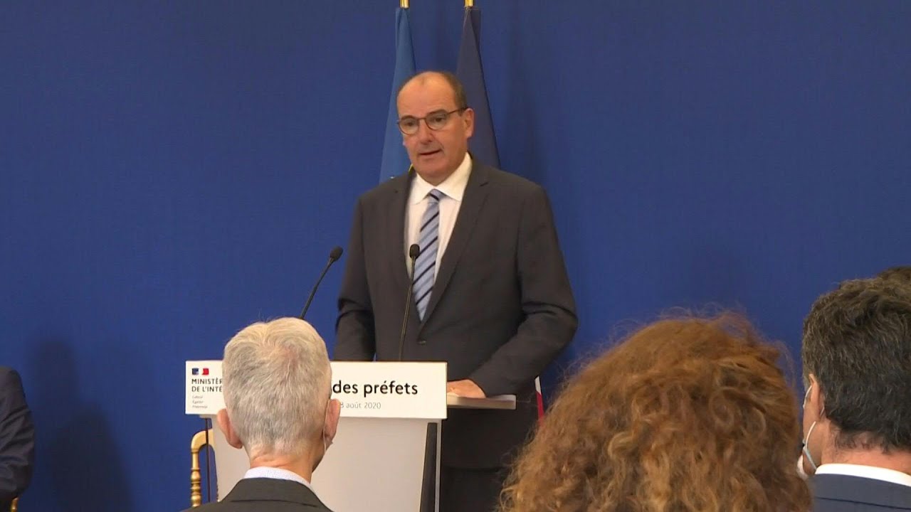 French PM meets with prefects at the Ministry of the Interior | AFP ...