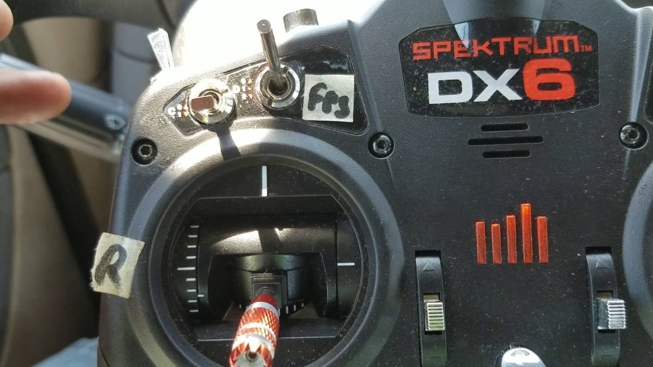 Dx6 Transmitter setup - YouTube