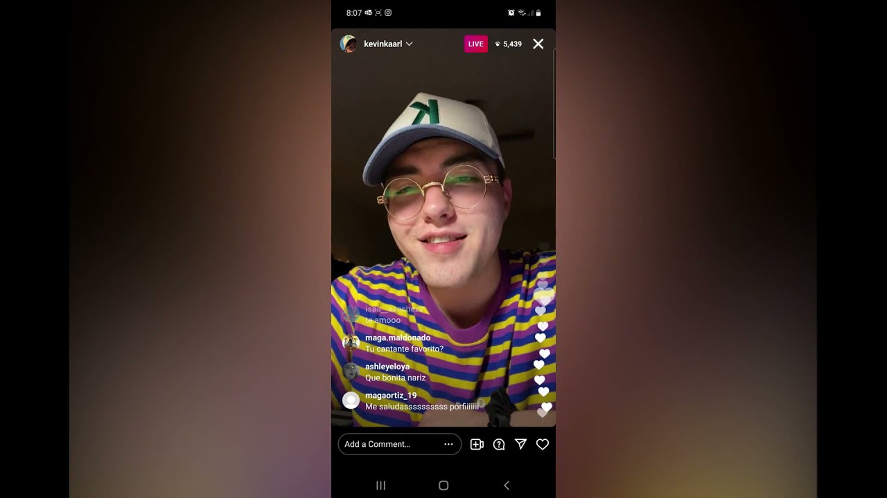 Kevin Kaarl live in instagram #kevinkaarl - YouTube