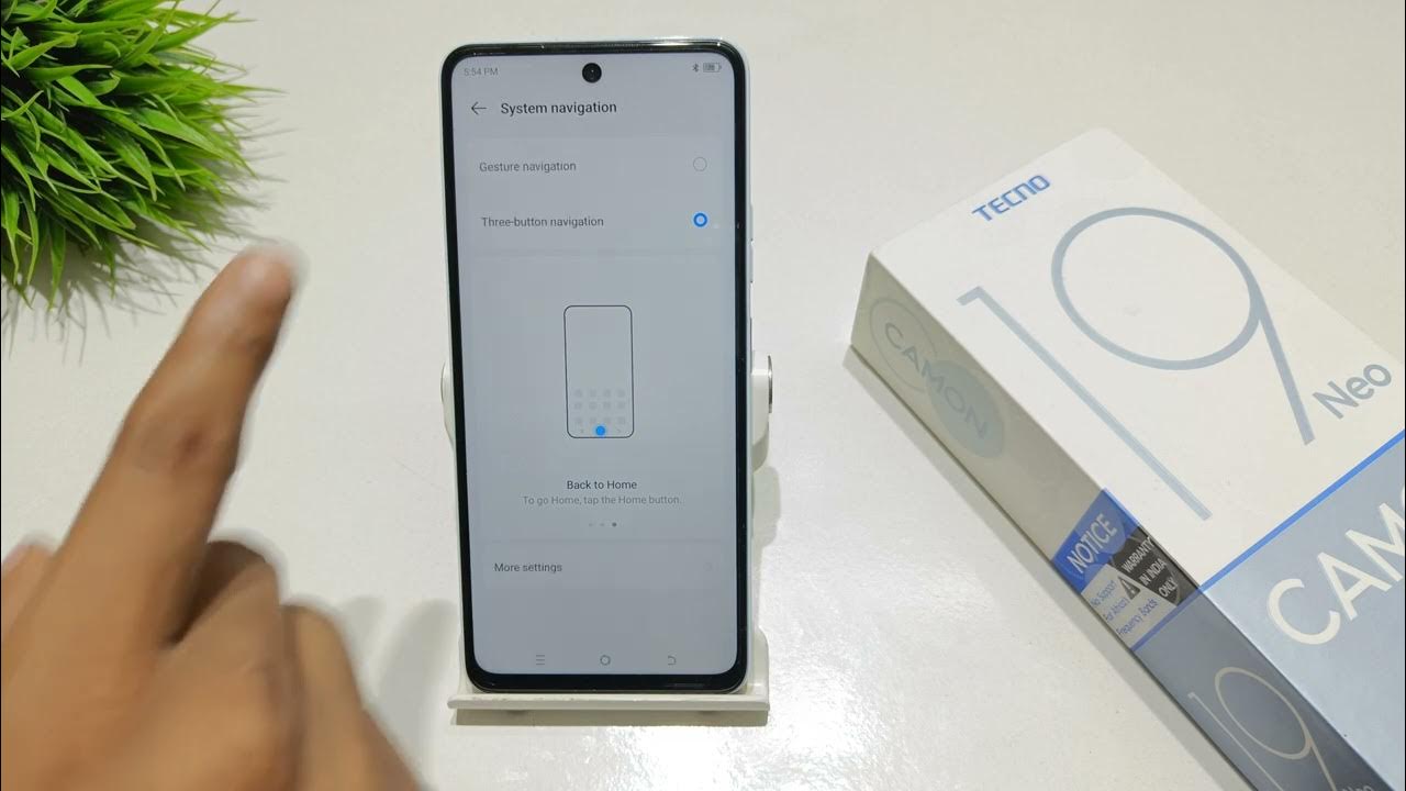 Change navigation keys in tecno camon 19 neo | tecno camon 19 pro home back recent button kaise ...